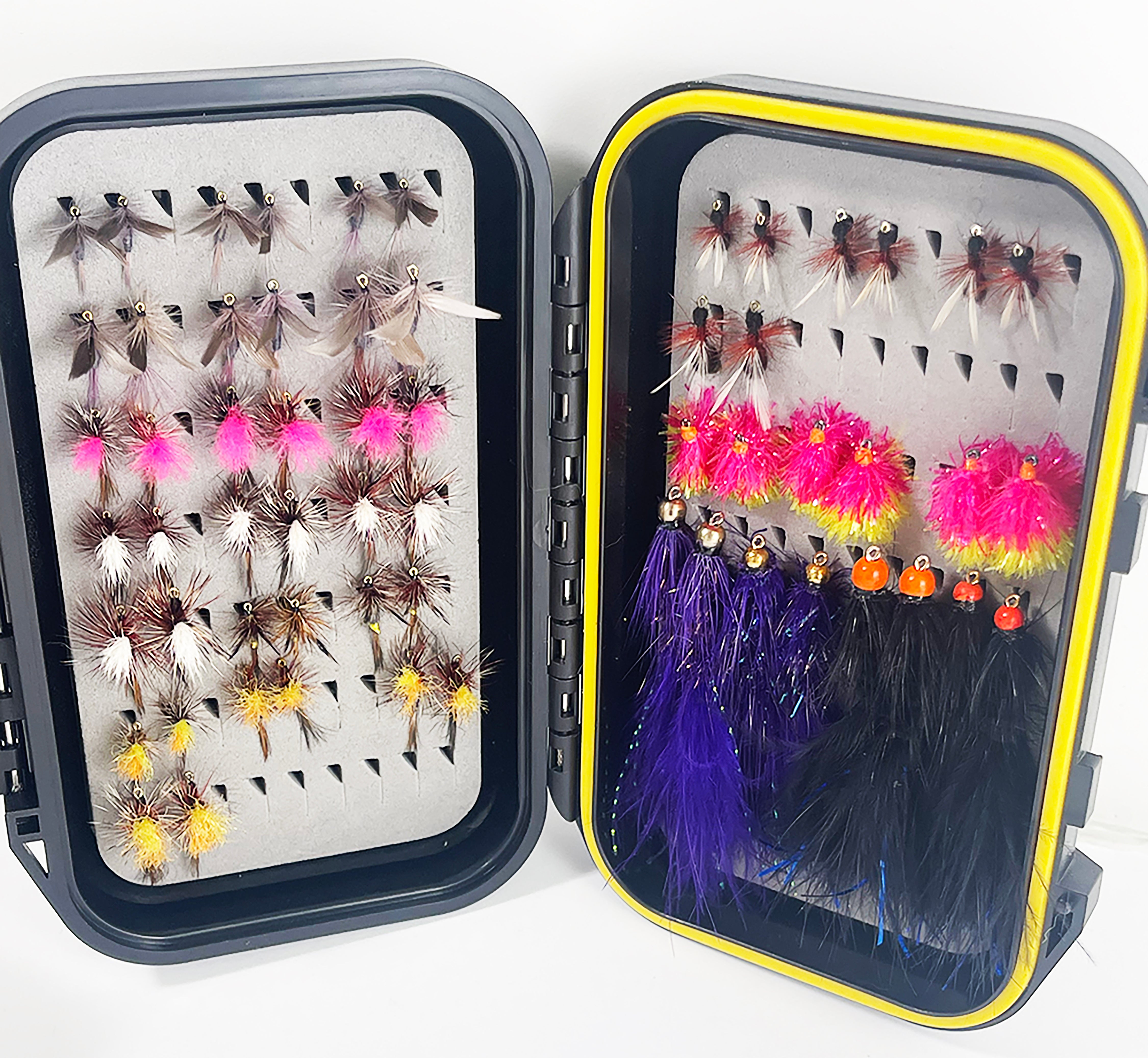 Top Dry Flies and Beaded wooly Bugger Assortment a must have