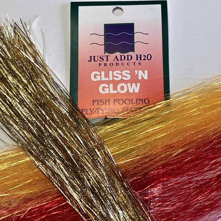 Gliss 'n Glow Flash Material - UV Reflective Fly Tying Tinsel