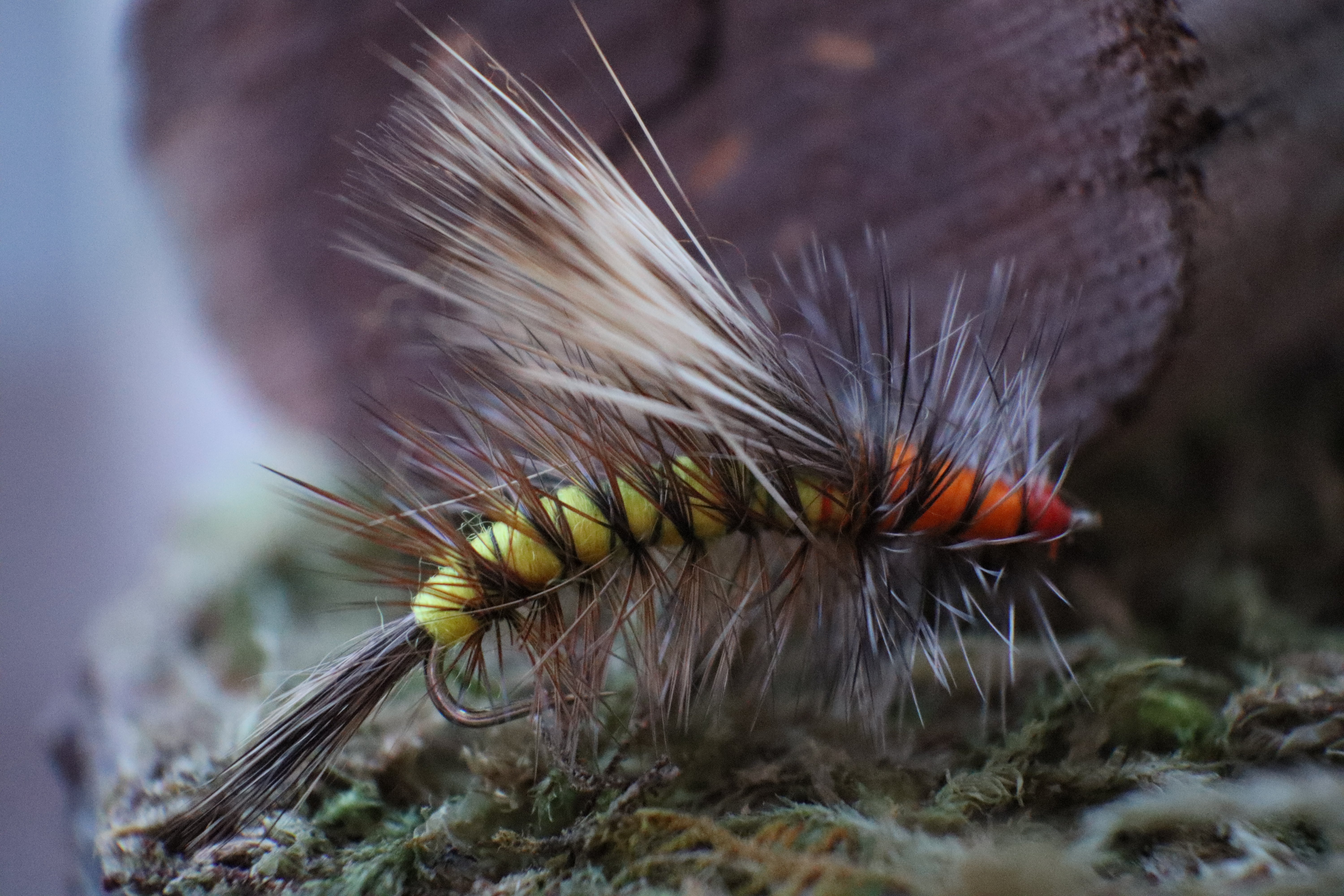 Yellow Stimulator Dry Fly Size 10 - High-Floating Trout Attractor Pattern