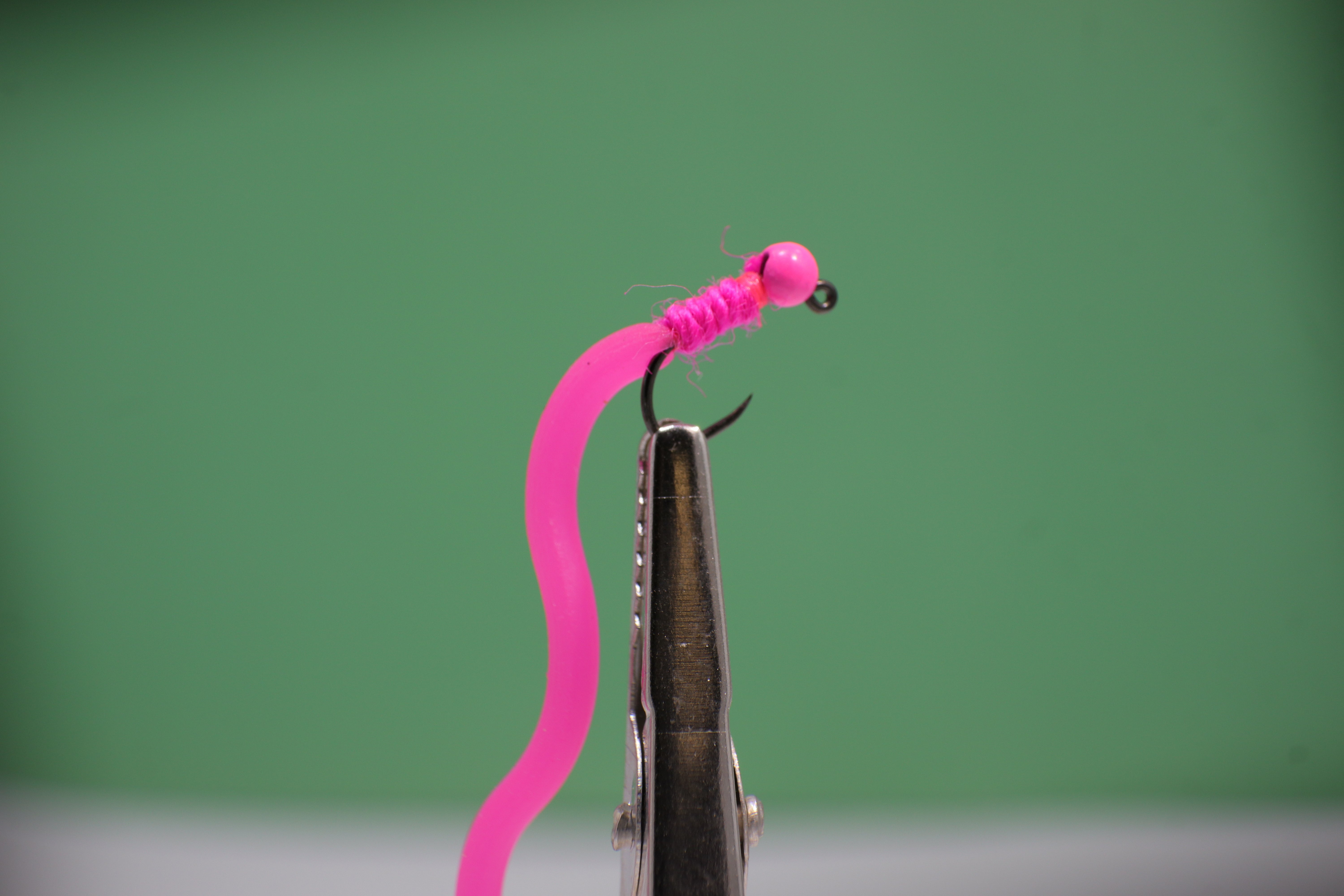 Squirmy Wormy Fly Barbless Size 14 - Tungsten Bead Trout & Steelhead Fly
